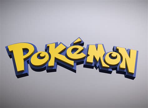 Stl File Pokemon Logo 🐉 Obj・3d Print Design To Download・cults