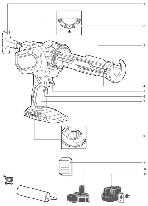 Ryobi Rcg18 0 Cordless Caulking Gun Tool User Manual