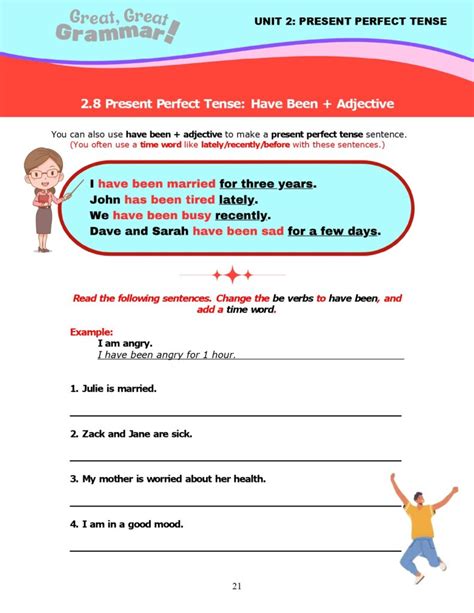 Esl Grammar Tenses Stickyball Esl Lessons