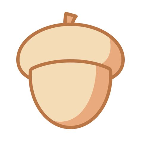 Acorn Generic Color Lineal Color Icon Acorn Generic Color Lineal Color Icon