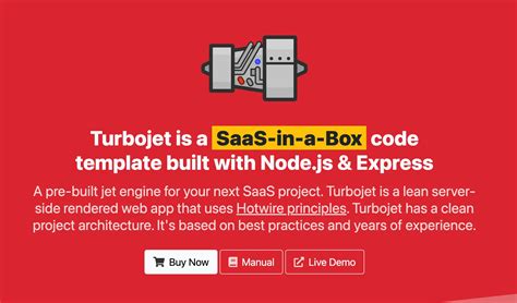 Turbojet Saas Boilerplate Review