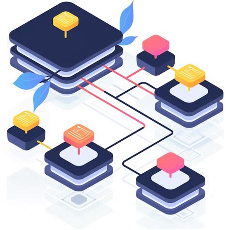 Illustration Of A Database Schema With Tables Relationships And Keys Premium Ai Generated Image