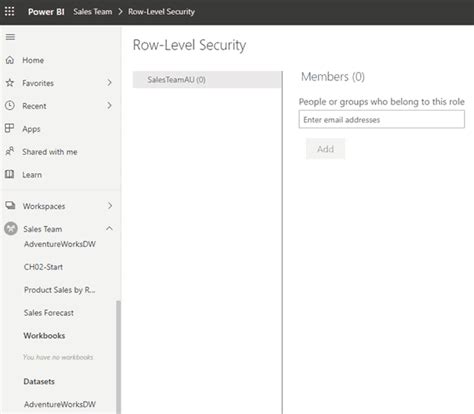 Restricted Data Access And Row Level Security In Power BI