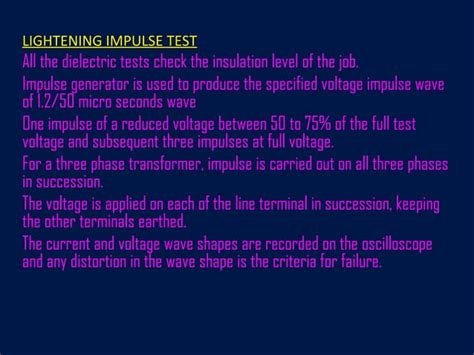 Distribution Transformer Testing West Bengal India Pps Physics Science