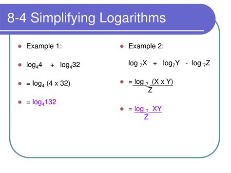Logarithms