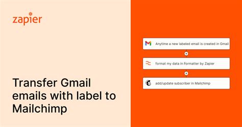 Anytime A New Labeled Email Is Created In Gmail Format My Data In Formatter By Zapier And Add