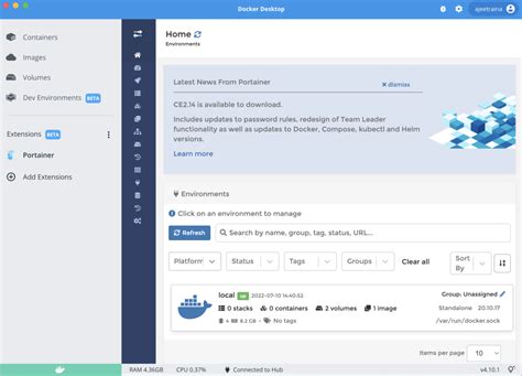 Portainer In 5 Minutes Using Docker Extensions Collabnix