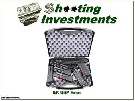 Heckler And Koch Handk Hk Usp Compact 9mm Unfired 6 Mags For Sale