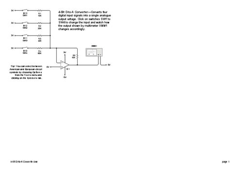 4 bit d to a converter pdf