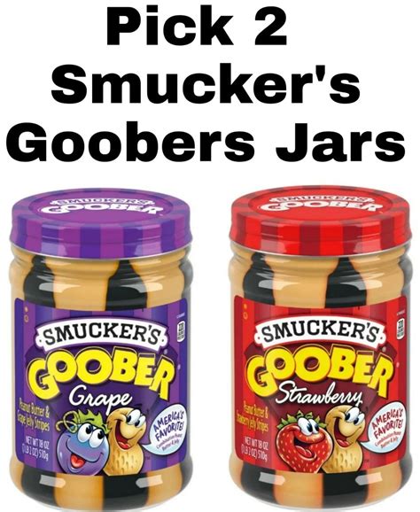 Smuckers Peanut Butter And Jelly