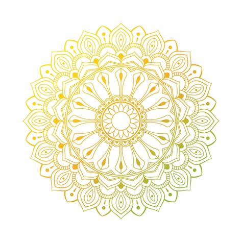 premium vector gradient mandala circular pattern