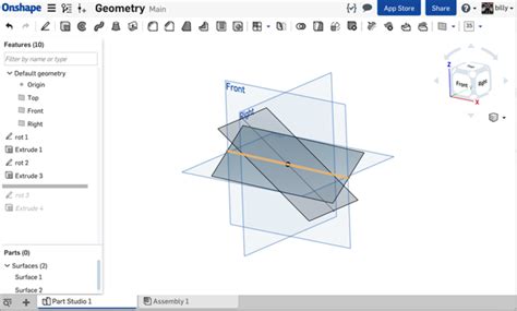 Is There A Way To Create A 3d Plane Surface In Onshape — Onshape