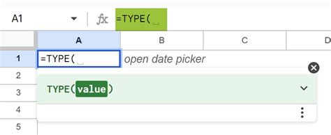 TYPE Function Google Sheets Syntax Examples How To Use