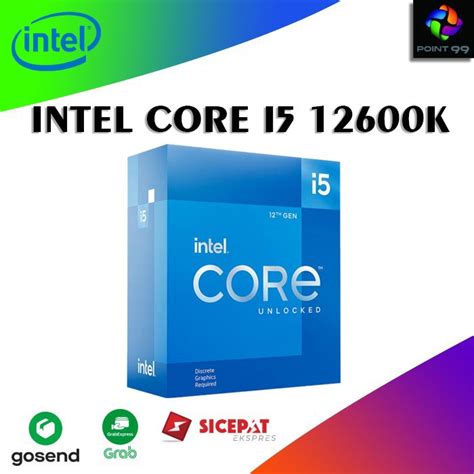 Jual Intel Core I5 12600k Processor Box Alder Lake Lga1700 12th