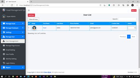 Asset Management System With Barcode Aspnet Core Ef Core Net Core 80 By Shaheddev