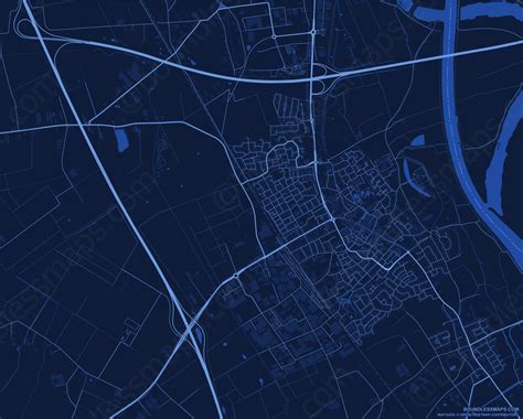 Boxmeer Dark Blue Vector Map 120k Boundless Maps