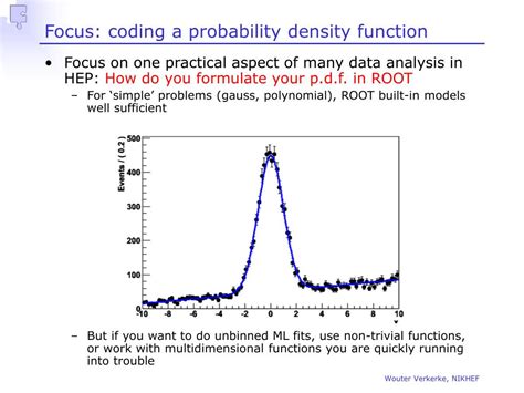 Ppt Roofit A Tool Kit For Data Modeling In Root Powerpoint Presentation Id