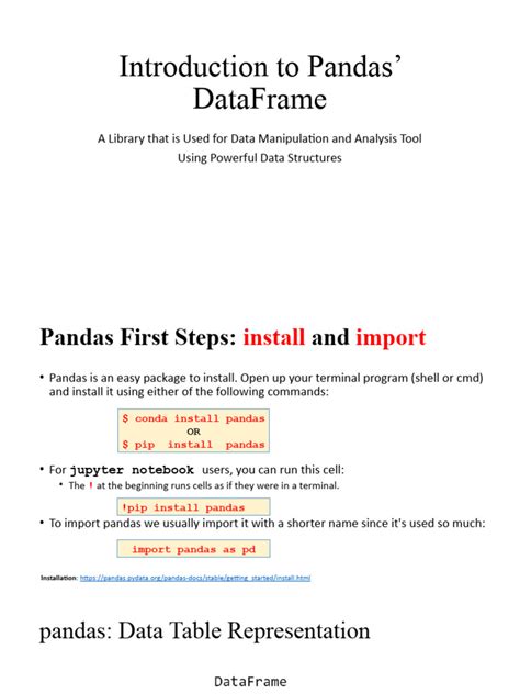 Pandas Pdf Parameter Computer Programming Data