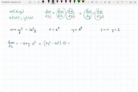 SOLVED A Suppose W Is A Function Of X And Y Where Both X And Y Are Functions Of S And T