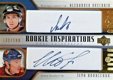 Alex Ovechkin Rookie Card Rankings Whats The Most Valuable