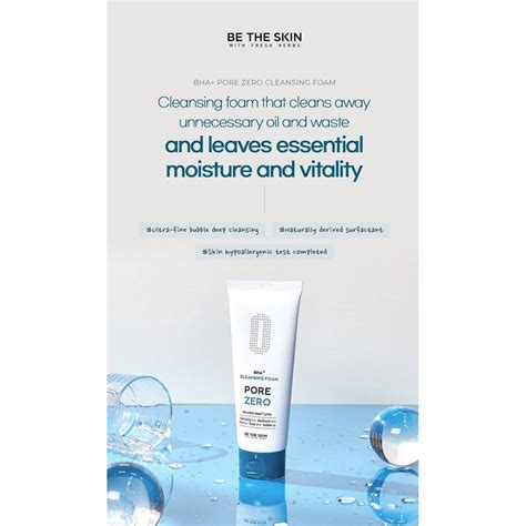Be The Skin Pore Zero Bha Cleansing Foam Beauty And Personal Care Face