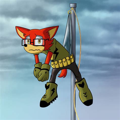 Gadget The Wolf Flagpole Wedgie By Takatik00 On Deviantart