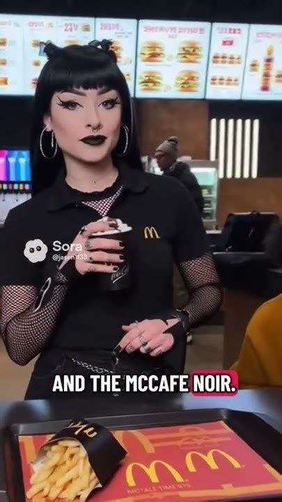 Mcdonalds Goth Woman Youtube