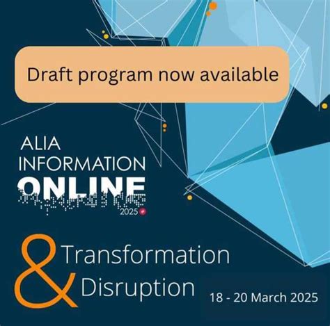 Alia Information Online Transformation And Disruption Alia