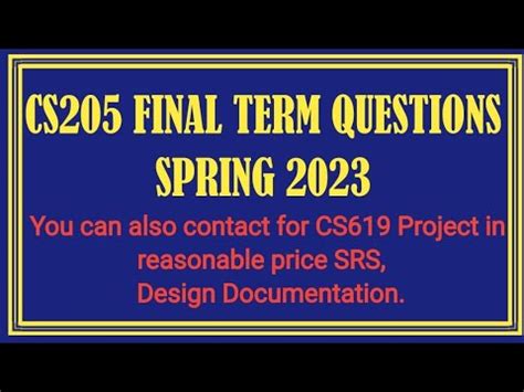 CS Final Term Objective And Subjective Solved Questions YouTube