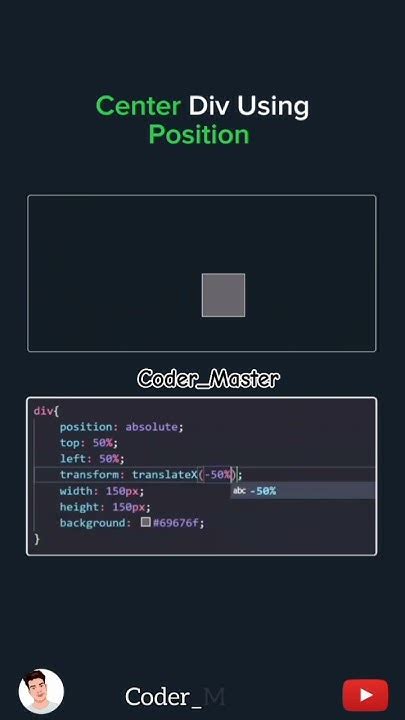 How To Center Div Using Position Property Html Css Shorts Youtube