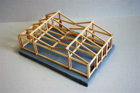 Unique Timber Architecture Model Unique Timber Architecture Model
