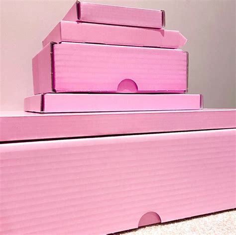 Pink Large Letter Small Parcel Royal Mail Postal Cardboard Mailing Shipping Packaging T