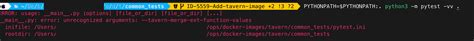 Main Py Error Unrecognized Arguments Tavern Merge Ext Function Values Issue