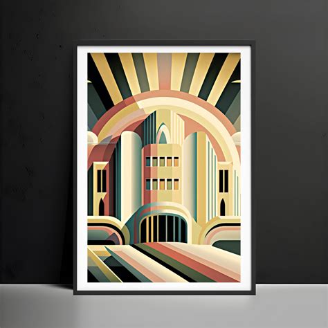 Art Deco Buildings Posters