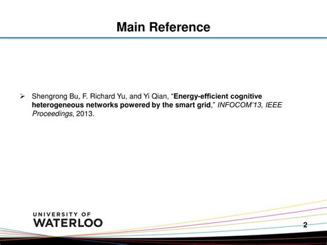 Ppt Energy Efficient Cognitive Heterogeneous Networks Powered By The