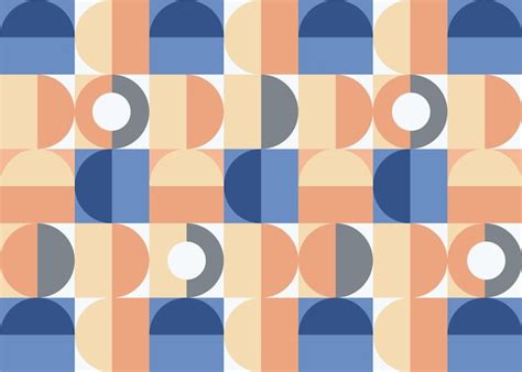 Premium Vector Geometric Mural Wallpaper