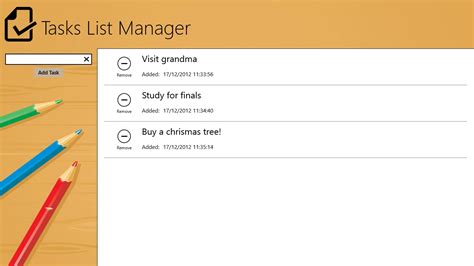 Tasks Task List