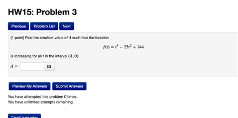 solved hw15 problem 3 previous problem list next 1 point