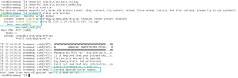 ssh服务器“failed to start openssh server daemon” loremmoqi 博客园