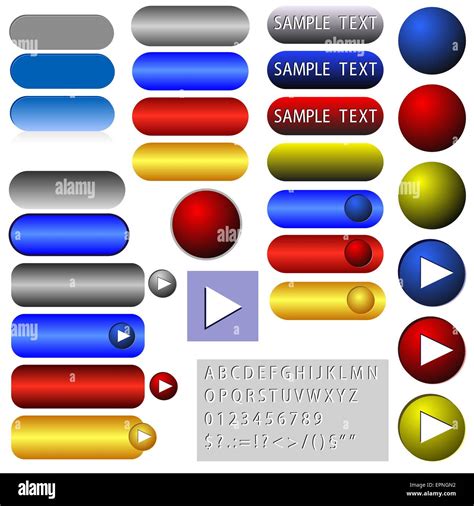 vector buttons stock vector image and art alamy