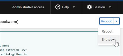How To Shut Down Asl3 Rpi Node Via Supermon Command Allstarlink