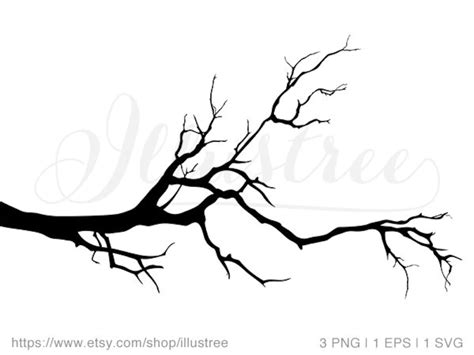 Tree Branch SVG File For Family Tree Wedding Tree Etsy