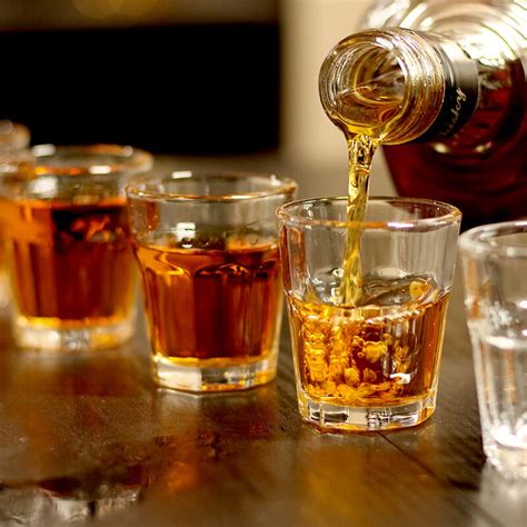 Set Of 6 Lead Free Glass Machine Made Shot Glass L Vicedeal