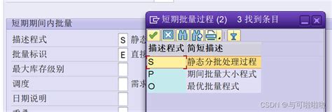 sap批量程序（一） 静态批量ex，fx和期间批量mb，wb和tb sap 批量程序 csdn博客