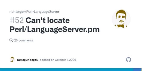 Cant Locate Perllanguageserverpm · Issue 52 · Richtergerperl Languageserver · Github