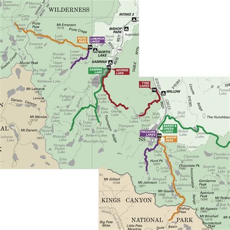 Inyo National Forest Map Outdoor Status