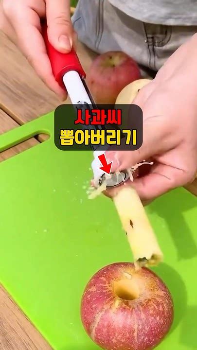 1초만에 사과씨 빼주는 과일 깍기 I 신박한 과일씨 사과씨 제거기 I 주방용품 추천 Youtube