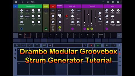 Drambo Modular Groovebox Strum Generator Tutorial This Is Really