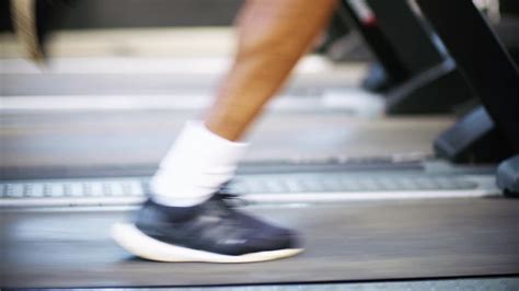 Man Running On Treadmill Free Stock Video Footage