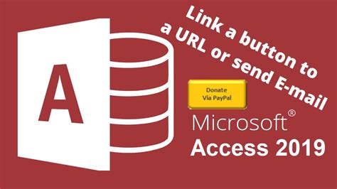 how to link a button in ms access to a website youtube